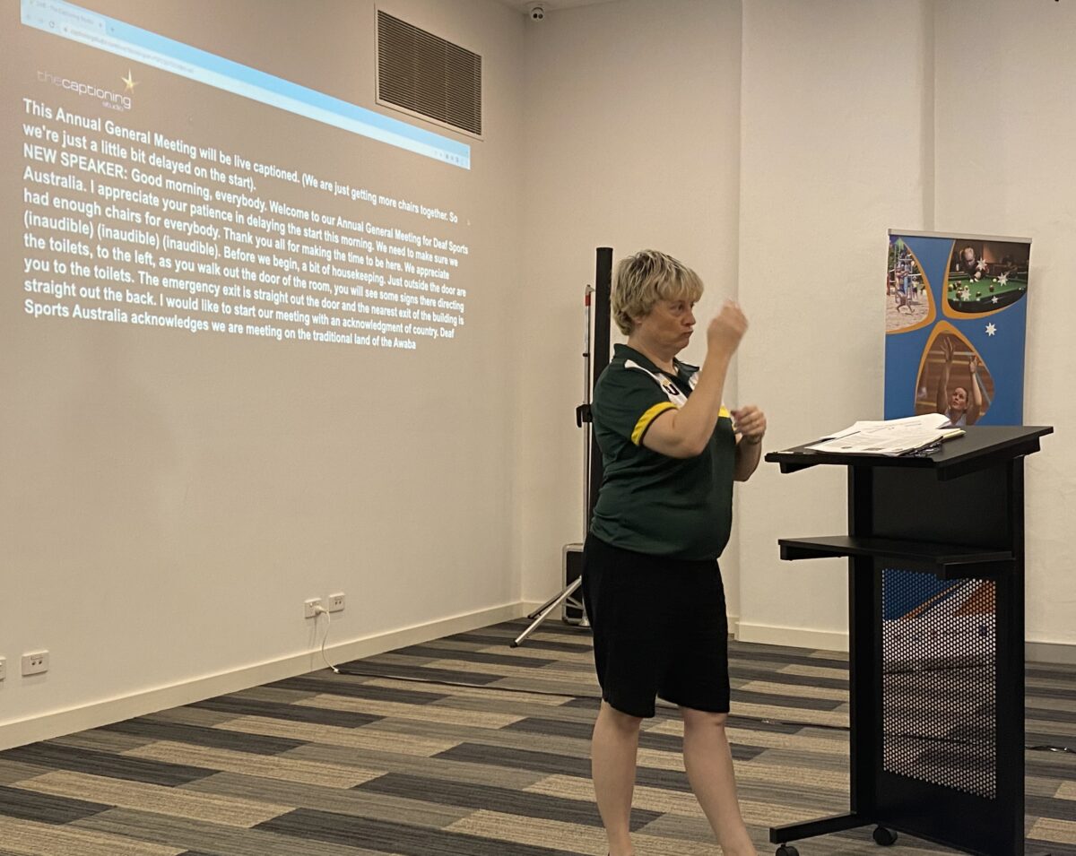 Deaf Sports Australia hosts an eventful weekend - Deaf Sports Australia